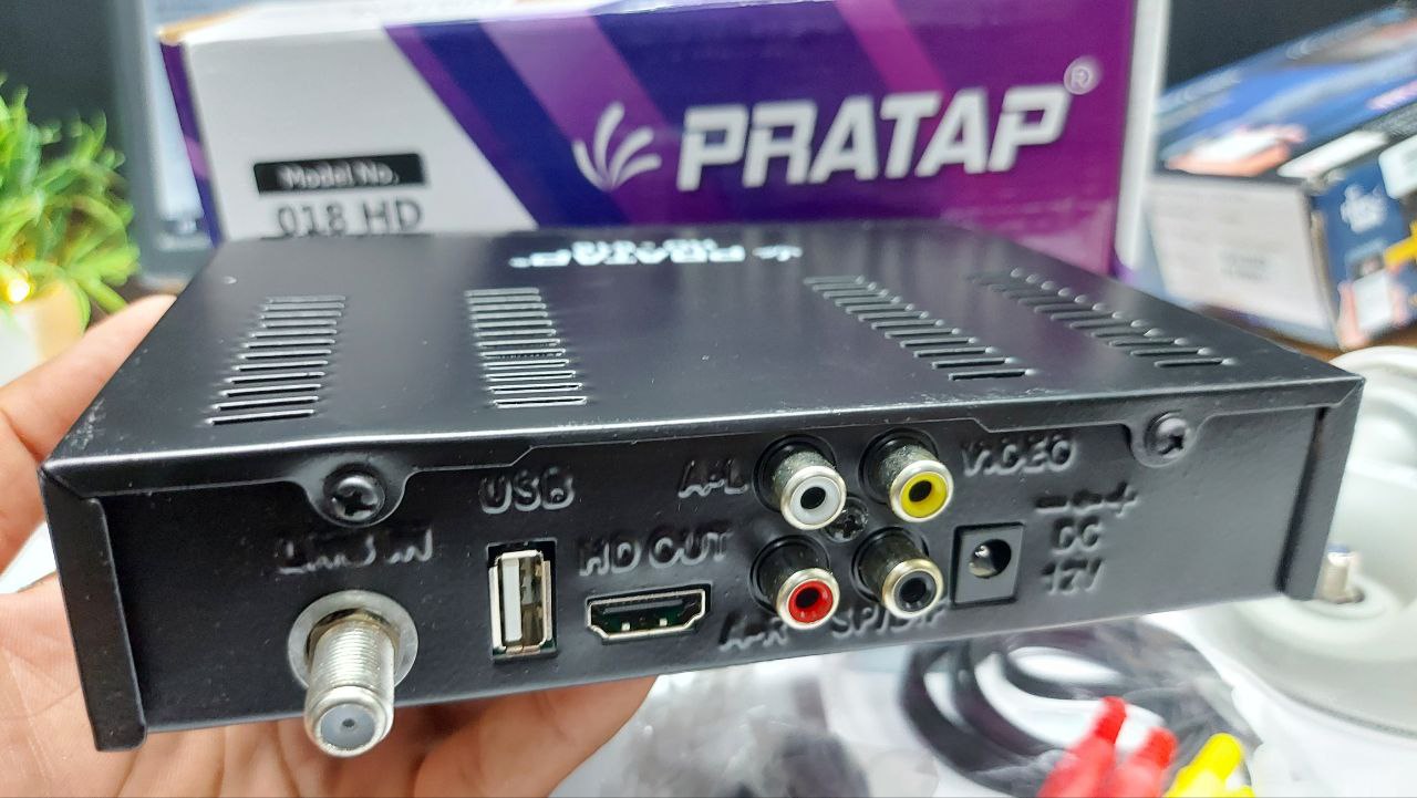PRATAP 018 HD MPEG-4 Digital Satellite Receiver with Free